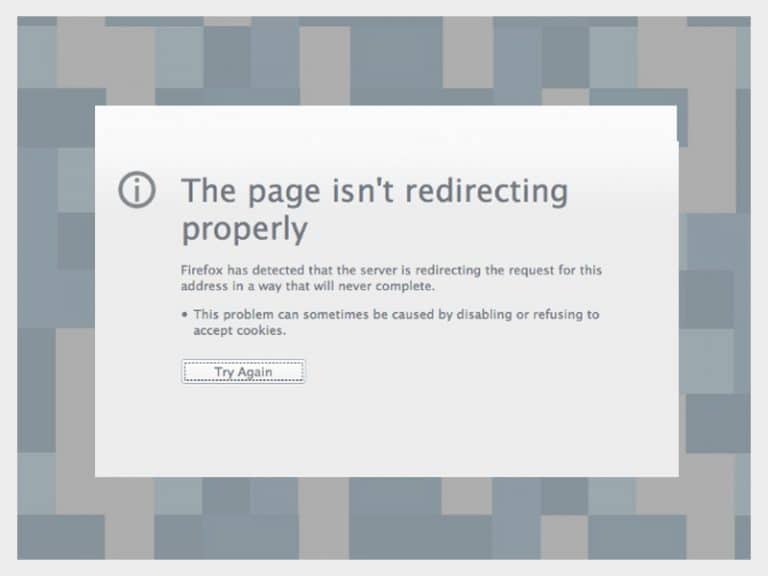 How to Fix “The Page isn’t Redirecting Properly” - Grace Themes